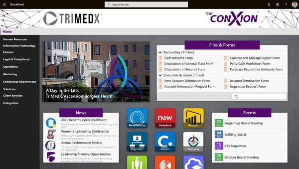 SharePoint Intranet Portfolio - New Peak Solutions SharePoint Intranet Portfolio - New Peak Solutions